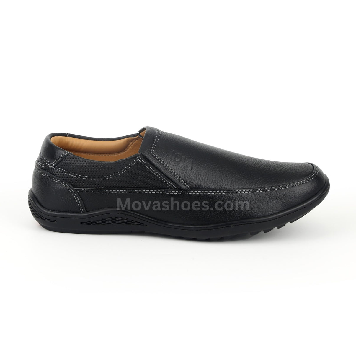 Mova Leather Casual MS10 - Black – Mova Shoes